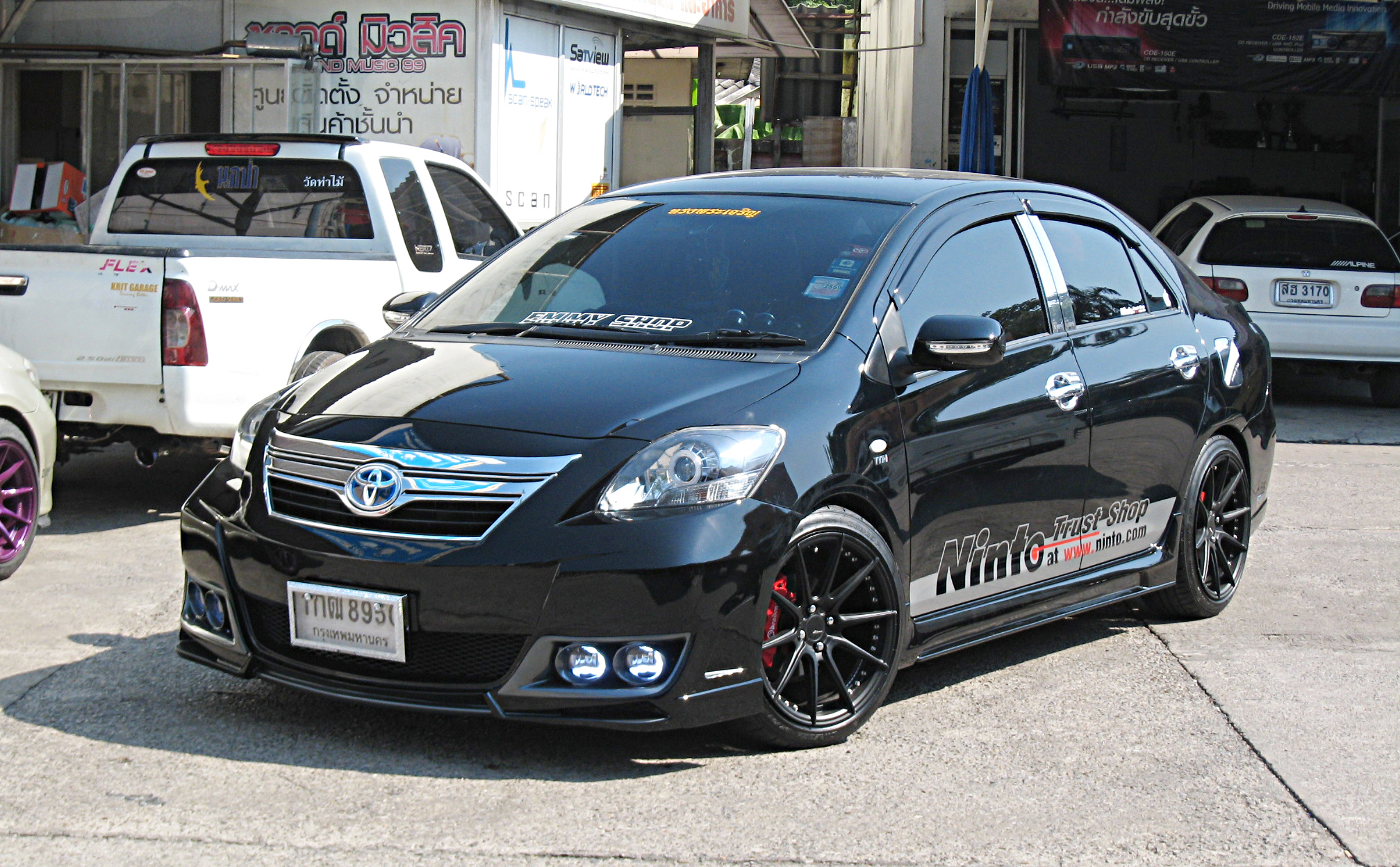 แต่งรถ Toyota Vios 2007-2012 ที่ Ninto Trust Shop